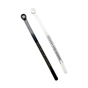 [2-Pack]Elfstone Ring Sizer Measuring Tool Reusable Finger Size Measuring Set (USA Rings Size)