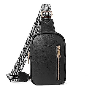 CLUCI Small Sling Bag for Women Vegan Leather Crossbody Chest Bags Trendy, Women's Fanny Pack
