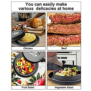 GUEZASE Chicken Shredder Tool, Meat shredder, Suitable for Pulled Chicken, Meat Shredder Tool with Non-Skid Base, Dishwasher Safe BPA free Chicken shredder pro 10.5" (Grey)