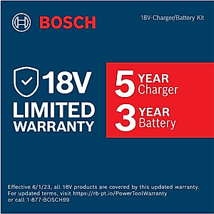 Bosch GXS18V-16N14 18V Starter Kit with (1) CORE18V® 8 Ah High Power Battery and (1) 18V 16 Amp Battery Turbo Charger