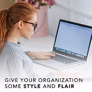 Graphique Designer “Very Important” File Folders | Set of 9 (3 Designs) | Letter Size Organizers | Decorative Office Supplies | Durable Coated Cardstock | Gold Foil Lettering | 1/3-Cut Tabs,Leopard