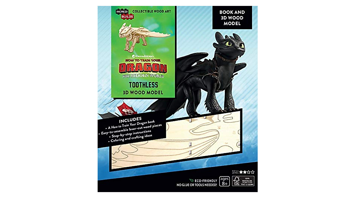 Build Toothless! How to Train Your Dragon 3D Wood Model Kit
