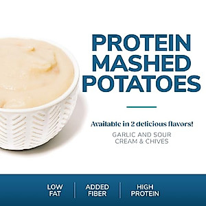WonderSlim Instant Mashed Potatoes, Garlic, 11g Protein, Low Fat, Gluten Free (7ct)