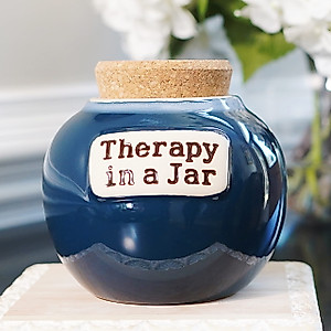 Cottage Creek Therapy in a Jar Piggy Bank, Feelings Jar, Office Candy Jar, Therapy Gifts