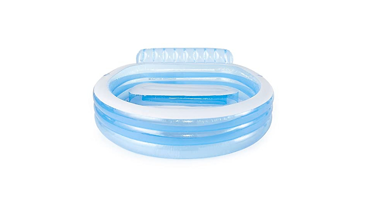 Intex Inflatable Swimming Pool with Lounge Bench