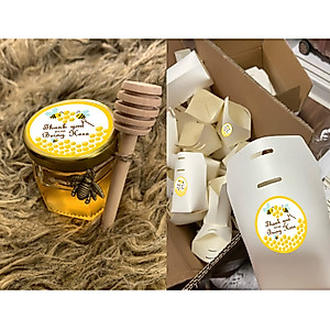Top label Thank You for Being Here Honey Label,Bumble Bee Baby Shower Favor Stickers,2 Inch 160 Pcs Per Pack