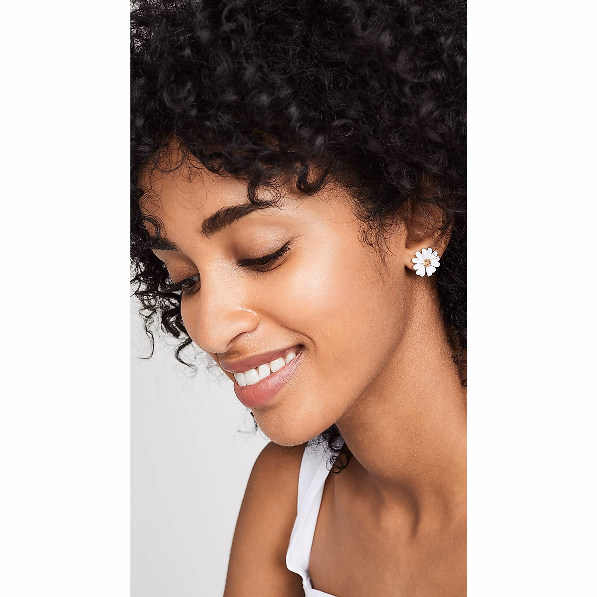 Kate Spade New York Women's Into The Bloom Studs, White, One Size