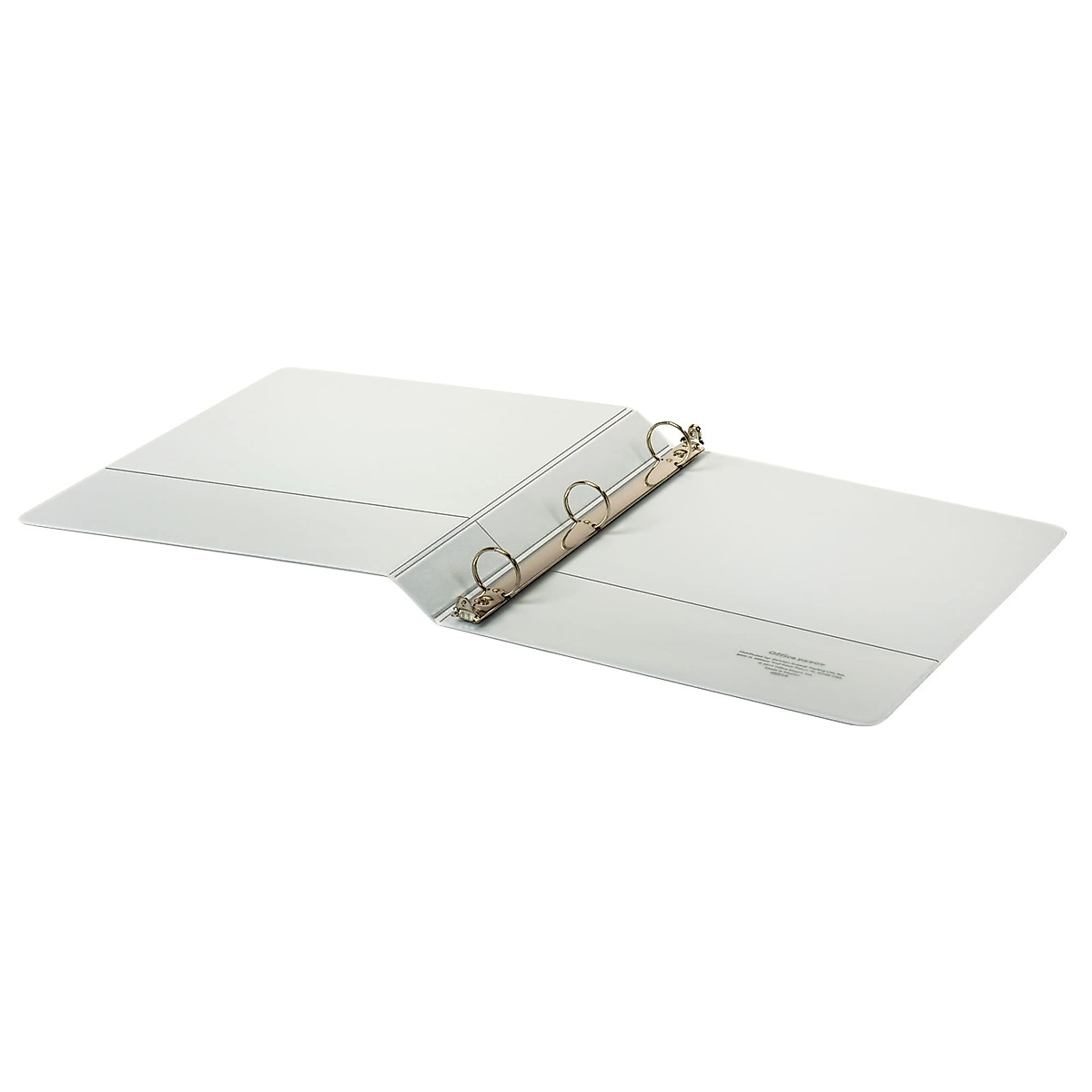 Office Depot® Brand Durable Round-Ring View Binders, 1" Rings, White, Pack of 6 Binders