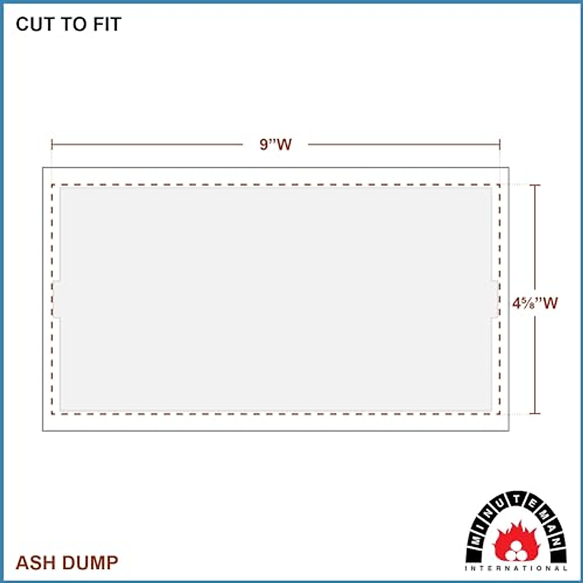 Minuteman International Cast Iron Ash Dump, Black