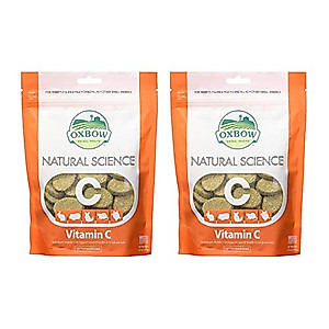 Oxbow Natural Science Vitamin C Supplement (120 g ), 2 pack, 4.2 oz each