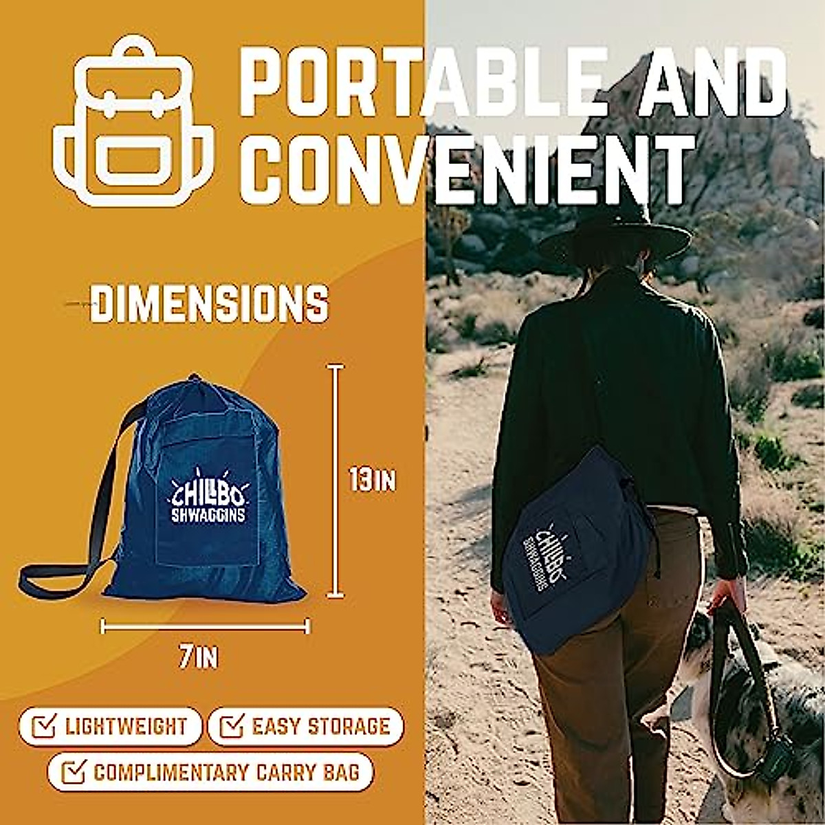 Chillbo Shwaggins Inflatable Couch – Cool Inflatable Chair. Upgrade Your Camping Accessories. Easy Setup is Perfect for Hiking Gear, Beach Chair and Music Festivals. (Royal Blue)