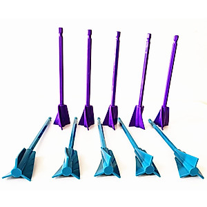 Resin Mixer Epoxy Mixer Paddles,10 PCS Drill Mixing Attachment,Reusable Paint Mixer for Drill,Epoxy drill paddles drill mixer Drill Attachment Paint Stirrers Epoxy Stirrer-Purple+Green