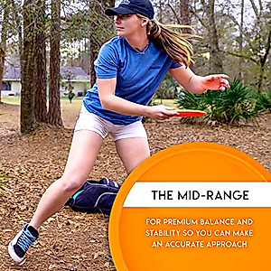 Franklin Sports unisex adult Orange/Blue/Pink ultimate flying discs, Mid-Range, Putter Discs Included - All Ages US