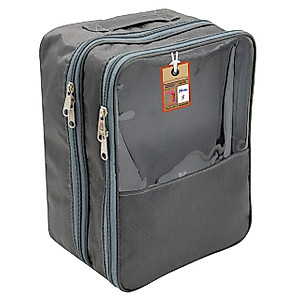 atorakushon® Shoe Bag Travel Organizer Pouch Waterproof Portable Storage Organizer Shoe Pouch Shoe Bag Cover Grey