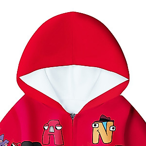 ANAVAE Boys Alphabet Pants Sets Kids Letters Long Sleeve Tee Shirt 2PCS Cartoon Horror Game Clothing Set Playwear