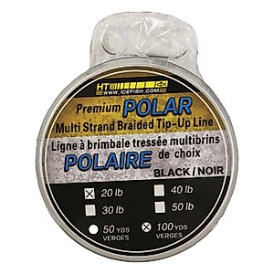 HT IL-1020 Polar No. 20 Ice Braided Line, 100-Yard