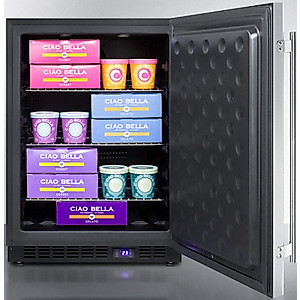 Summit SPFF51OS Outdoor Undercounter Freezer, Stainless Steel