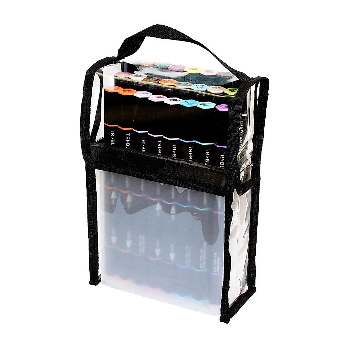 Totally-Tiffany EZ2O Sara Buddy Bag - Ideal for Storing Spectrum Noir Triblend Markers Storage - 2 Pack, 9 x 6 x 2 Inches