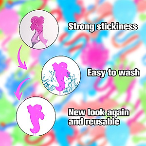 72 pcs Halloween Sticky Hands Toys for Kids Boys Girls, Spider Web Skull Bat Stretchy Sticky Toys For Goodie Bags, Pinata Fillers, Classroom Prizes, Halloween Trick or Treat Party Favors Gifts