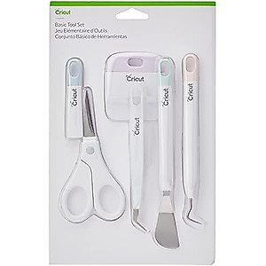 Cricut Basic Tool Set - 5-Piece Precision Tool Kit for Crafting and DIYs, Perfect for Vinyl, Paper & Iron-on Projects, Great Companion for Cricut Cutting Machines, Core Colors
