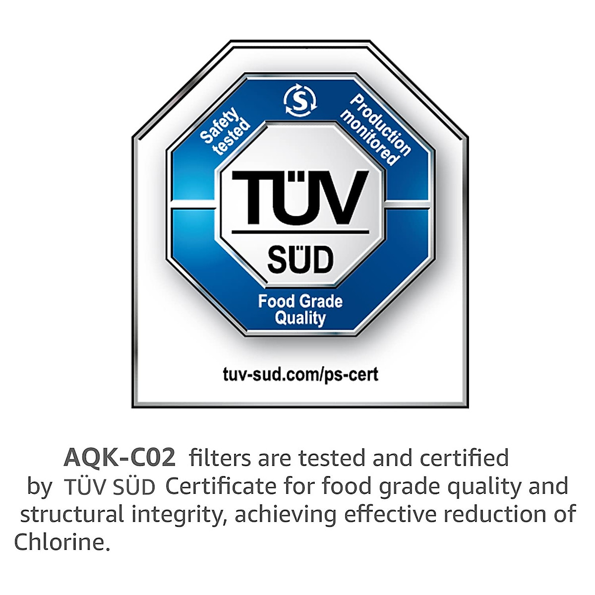 AQUACREST TÜV SÜD Certified Coffee Water Filter, Replacement for Brita® Intenza® Water Filter Gaggia®, Philips®, Saeco®, CA6702/00, Intenza® Coffee Filter (Pack of 2)