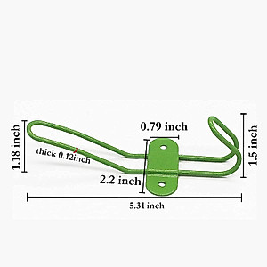 Zagxuade Children Wall Coat Hooks, Kids Colorful Wall Mounted Hooks Rack for Hanging Towels, Clothes, Coats, Hats, Umbrella, Backpacks in Bedroom and Living Room.