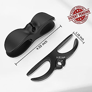 Nearockle Cord Organizer for Appliances, 5 Pack Upgraded Cord Wrap Holder Cord Winder Stick Firmly on Kitchen Mixer, Blender, Coffee Maker, Pressure Cooker, Air Fryer and Small Appliances(Black)