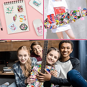 Axolotl Stickers,50 PCS Cute Axolotl Waterproof Stickers,Vinyl Stickers for Water Bottle,Laptop,Phone,Skateboard Stickers for Teens Girls Kids