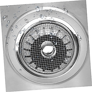 OSALADI 6 Pcs Filter Net Floor Drainer Floor Drain Filter Sink Food Strainer Mesh Strainer Kitchen Sink Strainer Bathtub Drain Cover Stopper Drain Stainless Steel Take a Bath