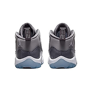 Jordan Toddler 11 Retro TD 378040 005 Cool Grey 2021 - Size 4C