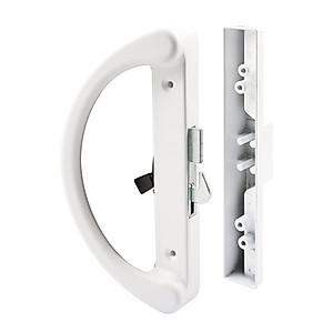 Prime-Line C 1253 Sliding Door Handle, single pack, White