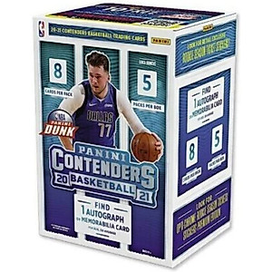 2020-2021 Panini Contenders Basketball Blaster Box - 40 Trading Cards per Box
