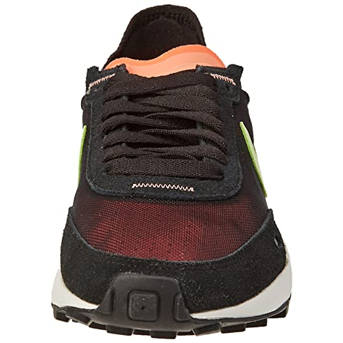 Nike Waffle One Women's Athletics Track Shoe, Black/Lime Ice/Magic Ember, 6 M US