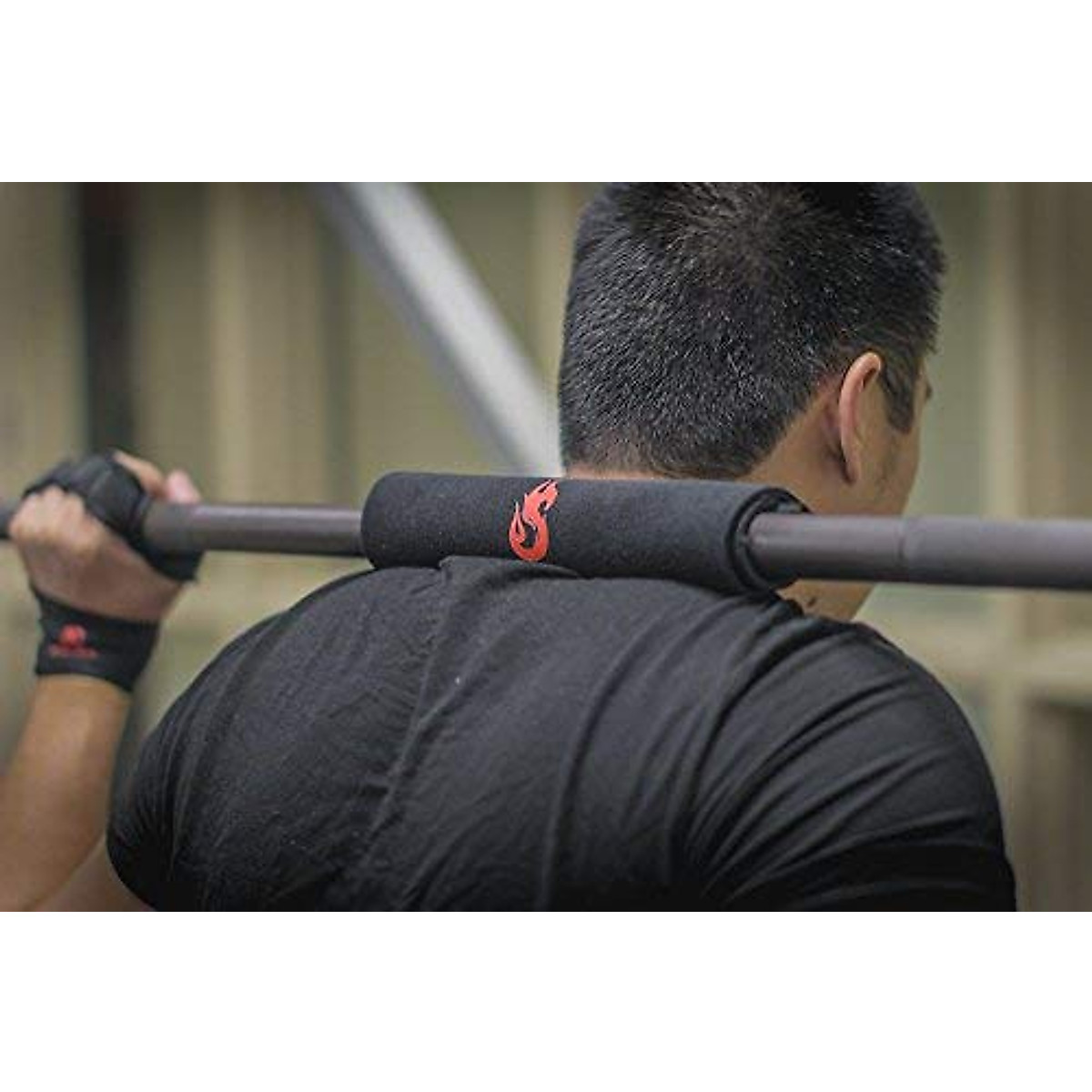 【Ver. 2】【SUNIEX】 HIGH DURABILITY Squat Pad - Fits ALL Olympic Bars - EASY CARRY – SUPER GRIP Design - Neck & Shoulder Protective Pad - Barbell Pad for Squats, Lunges, Weight lifting, Crossfit