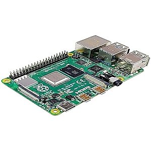 Raspberry Pi 4 Model B 2019 Quad Core 64 Bit WiFi Bluetooth (4GB)