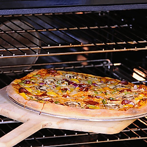 Crown Pizza Pans 14 inch, 2 Pack, Sturdy, Rust Free, Pure Aluminum, Made in Canada, 14" Pizza Plates