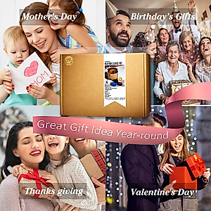 New Scented Candles Gifts Set for Women- Aromatherapy Candles Set, Upgraded 6 Pack Natural Crystals Candle, Soy Wax for Home Decor, Special Gifts Set for Mother's, Birthday, Valentine, Christmas Day