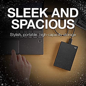 Seagate STHP5000400 Backup Plus 5TB External Hard Drive Portable HDD - Black USB 3.0 for PC Laptop and Mac, 1 Year MylioCreate, 2 Months Adobe CC Photography, 2-Year Rescue Service