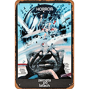 The Changeling 1982 Poster Horror Movie Tin Sign Vintage Metal Sign for Men Women Plaque Wall Decor for Bar Pub Home Cafe 8x12 Inch