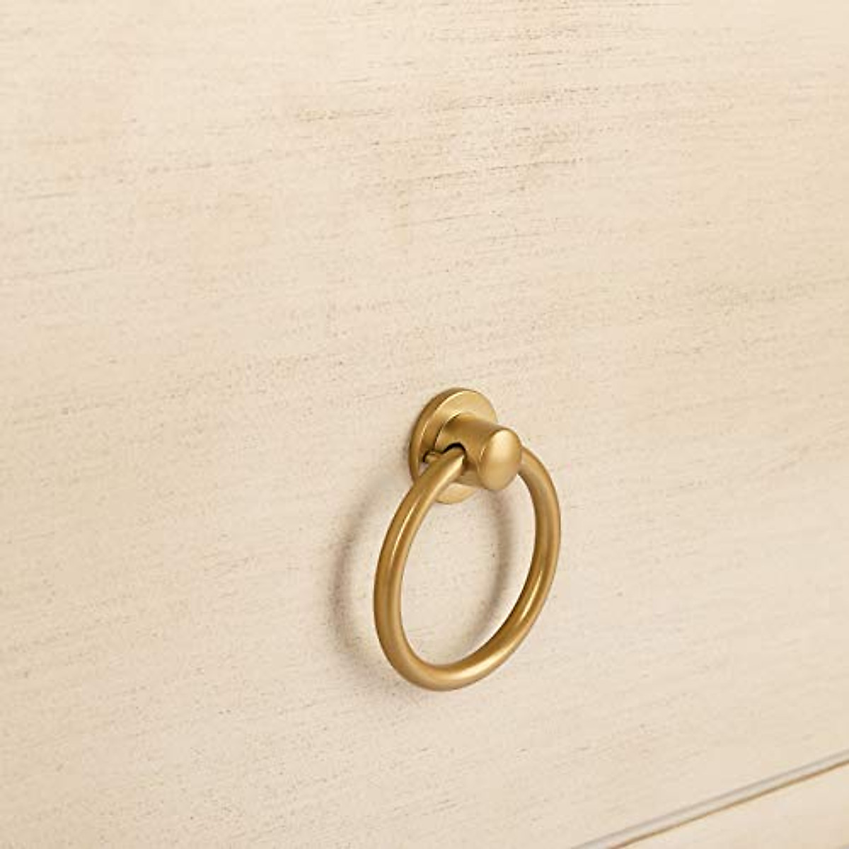 Safavieh Home Collection Yudi Antique White and Gold 1-Drawer Nightstand