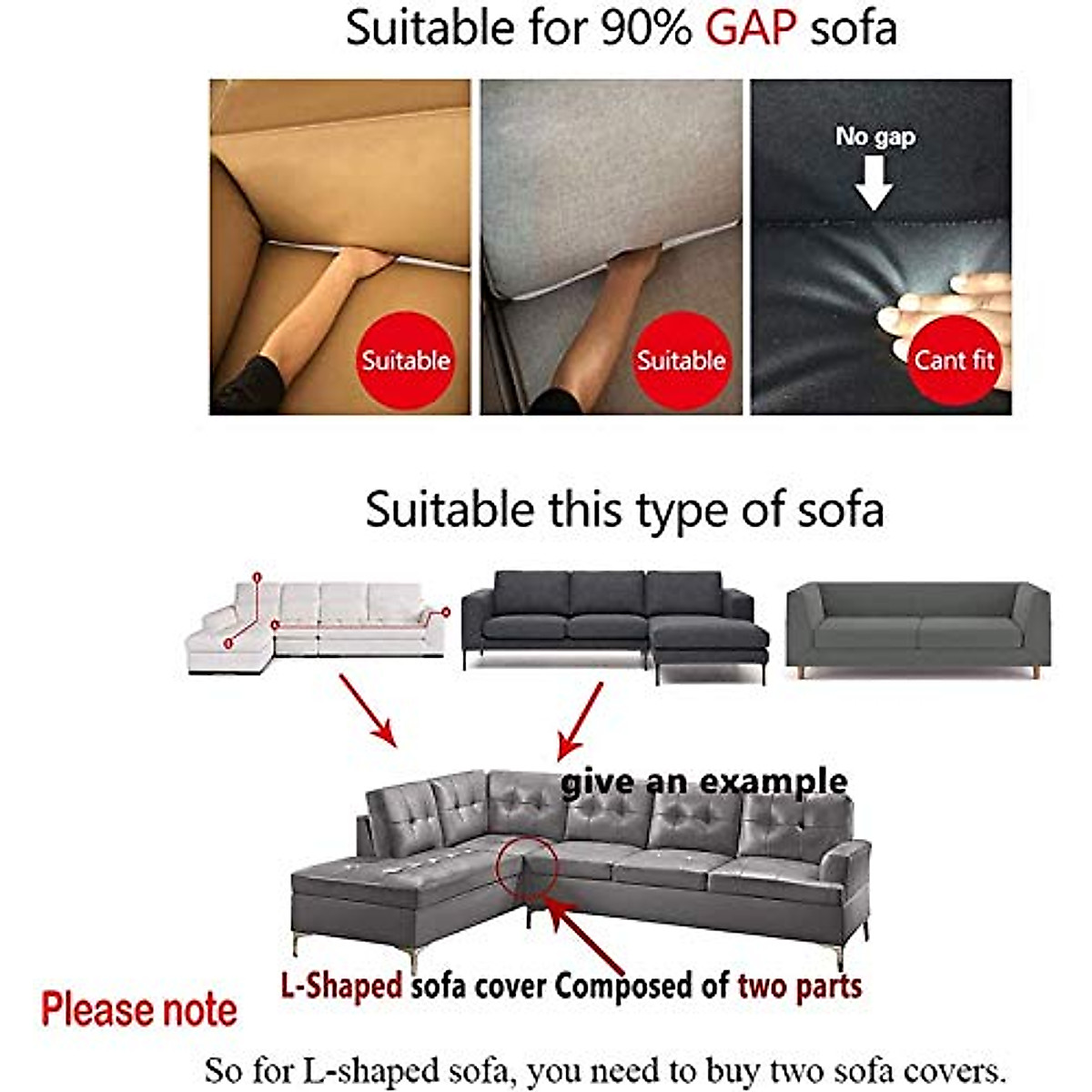 DuANgu 1 Pcs Velvet Plush Couch Cover,Stretch Sofa Cover Slipcover Soft Thick Sofa Protector for L-Shape Sectional Couch,1 2 3 4 Seater Blue 4 Seater(93-118")