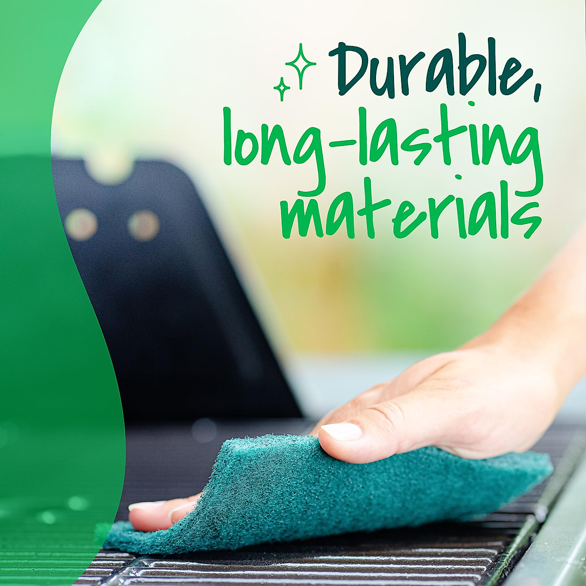 Scotch-Brite Heavy Duty Scour Pads, Scouring Pads for Kitchen and Dish Cleaning, 8 Pads