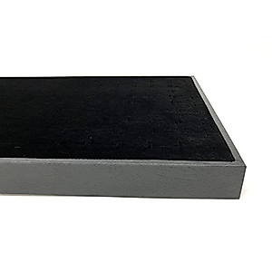 Bejeweled Display 120 Ring Slot Foam w/Plywood Box in Black Color