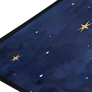 Kigai Starry Night Kitchen Rug Mat Anti-Fatigue Comfort Floor Mat Non Slip Washable Kitchen Rug for Kitchen Washroom Bedroom Sink 39 x 20 inch