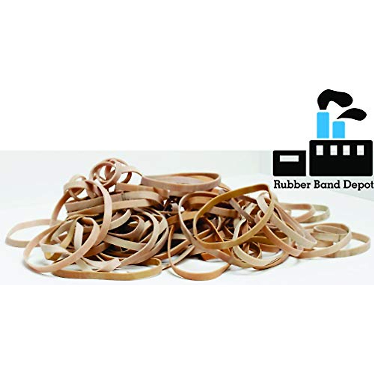 Rubber Bands, 3" x 1/16", Size #18, Approximately 450 Rubber Bands Per Bag, All Purpose Rubber Bands, Rubber Band Measurements: 3" x 1/16" - 1/4 Pound Bag