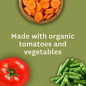 Amy’s Soup, Vegan Reduced Sodium Chunky Vegetable Soup, Gluten Free, Made With Organic Vegetables, Canned Soup, 14.3 Oz (12 Pack)