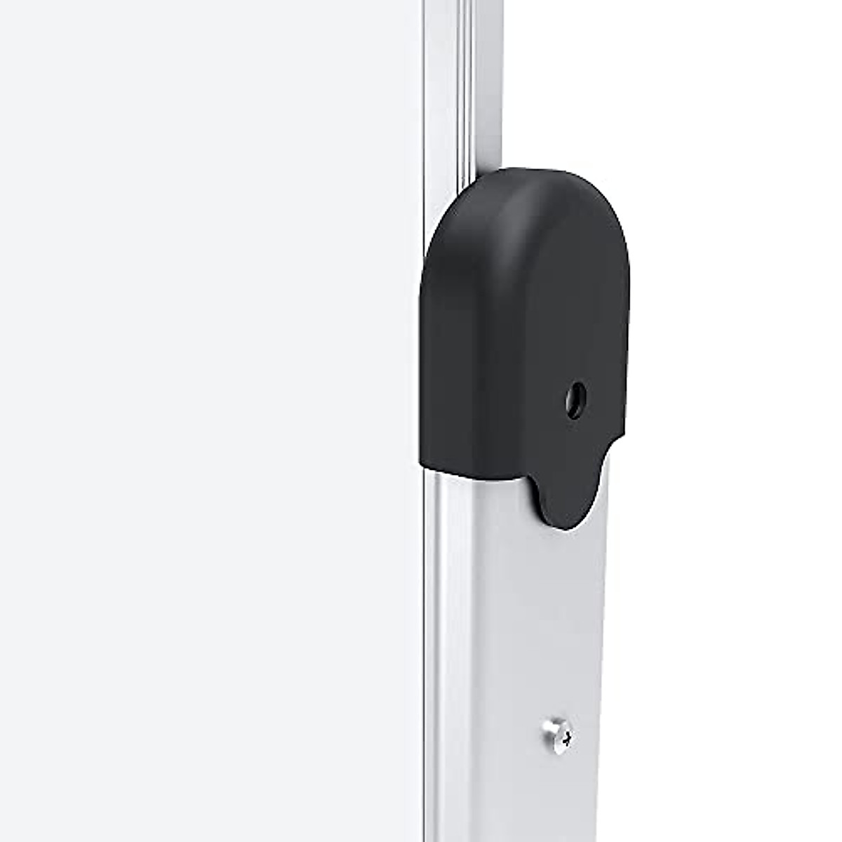 VIZ-PRO Mobile Room Divider/Office Partition, Double-Sided Magnetic Whiteboard 48"Wx72"H