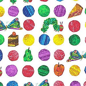Hungry Caterpillars by Eric Carle for Andover Fabrics by The Yard