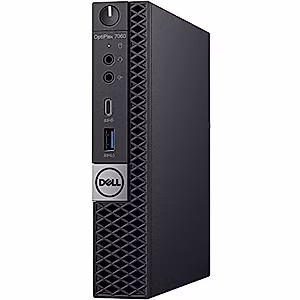 Dell Optiplex 7060 Micro MFF Desktop PC Intel i7-8700T 6-Cores 2.40GHz 16GB DDR4 New 256GB M.2 NVMe SSD WiFi BT HDMI New Dell KB & Mouse Windows 10 Pro (Renewed)