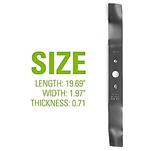 Greenworks 21-Inch Replacement Lawn Mower Blade 29423 for Greenworks mower 25112
